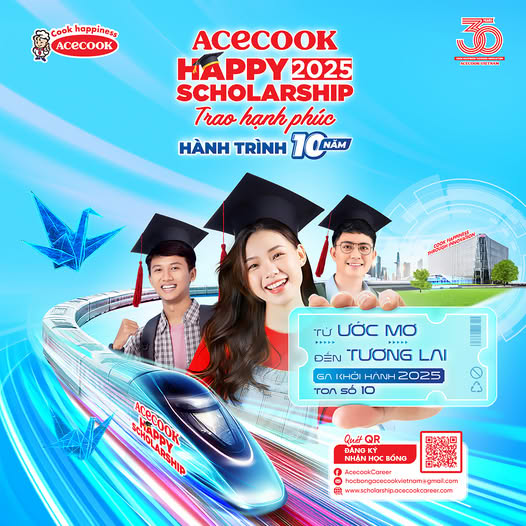 Trao hạnh phúc – Acecook Happy Scholarship 2025