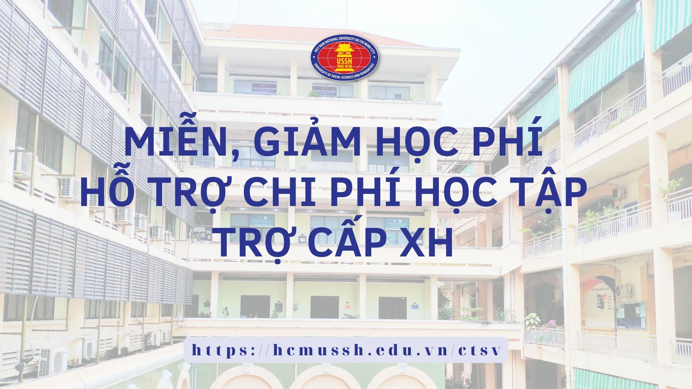 Thông báo Về việc thu bổ sung hồ sơ miễn giảm học phí, trợ cấp xã hội ...